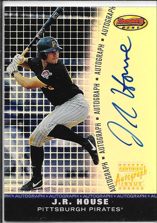 2001 BOWMAN BEST J.R. HOUSE AUTOGRAPH | eBay