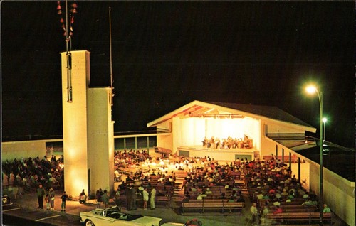 Postcard an evening concert at the Sea Shell on Hampton Beach New ...
