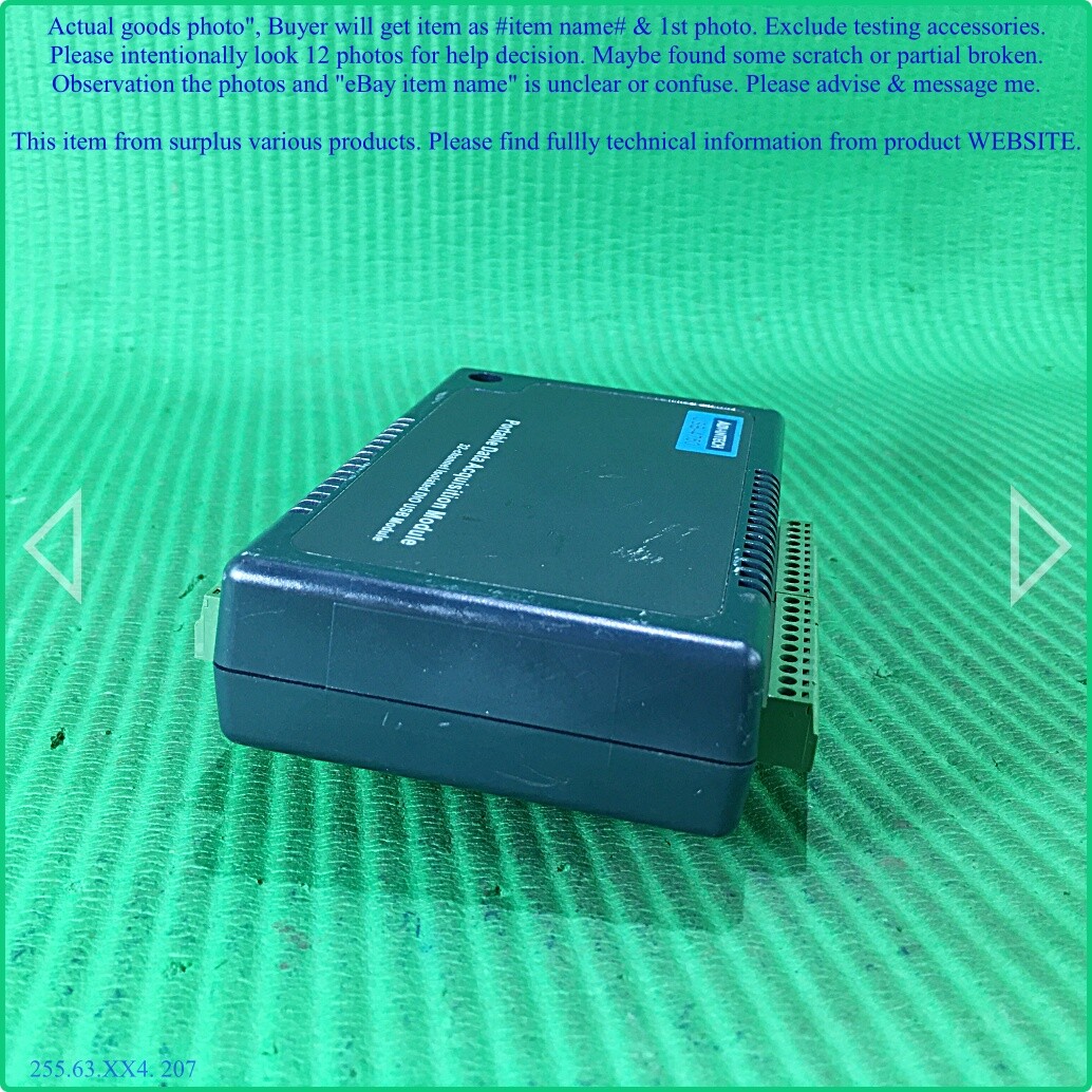 ADVANTECH USB-4750 Portable Data Acquisition Moduleas photo,sn:3313 ...