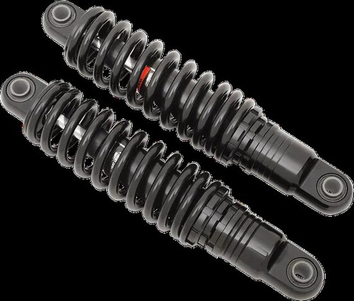 Black 12in Std Premium Ride Height Adj Shocks for Sportster 1200 ...