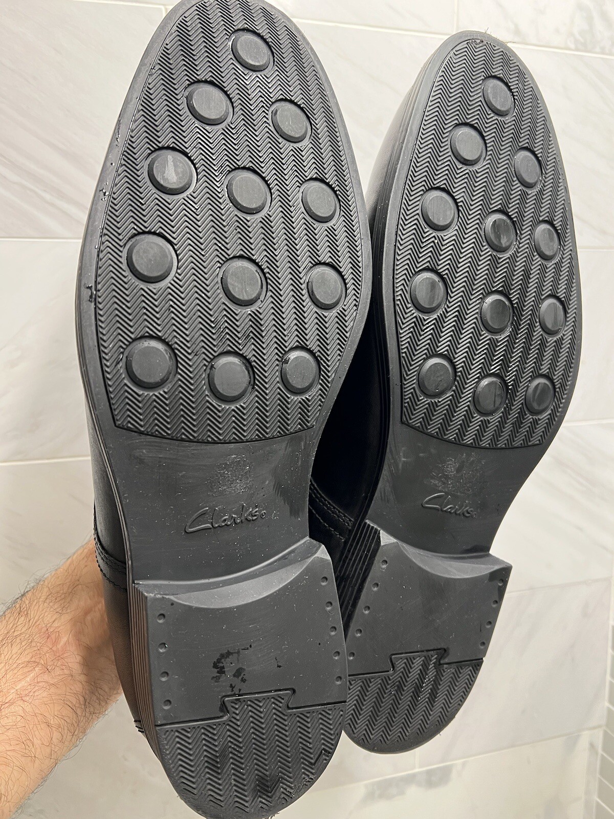 Clarks Collection Leather Loafers Shoes Mens Size 10 M US Black 15770 ...