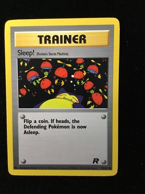 Pokémon TCG Sleep! Team Rocket 79 Regular Common NM NP | eBay