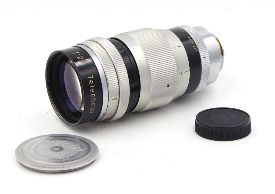 Spectra Coligon 135mm f2.8 lens, Exakta mount, 20 blades, silver ...