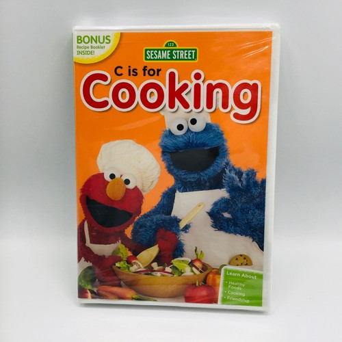 Sesame Street: C Is for Cooking (DVD) + Bonus Recipe Booklet Elmo ...