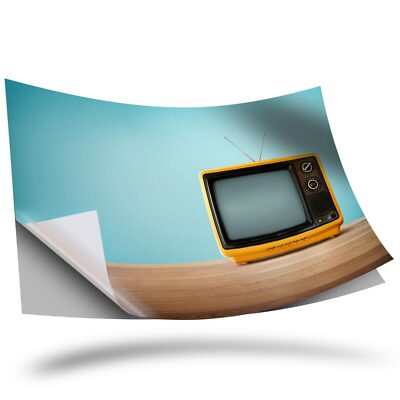 1 x Vinyl Sticker A3 - Old Vintage Retro TV 80's #3530 | eBay UK