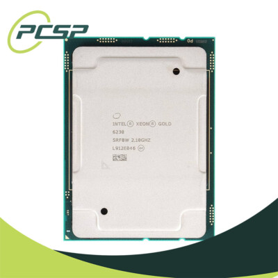 Intel Xeon Gold 6230 SRF8W 2.10GHz 27.5MB 20-Core LGA3647 CPU Processor ...