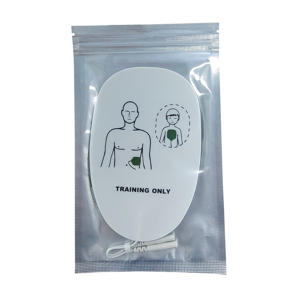 Mini AED Trainer Emergency First Aid Training Automatic Device + 6pairs ...