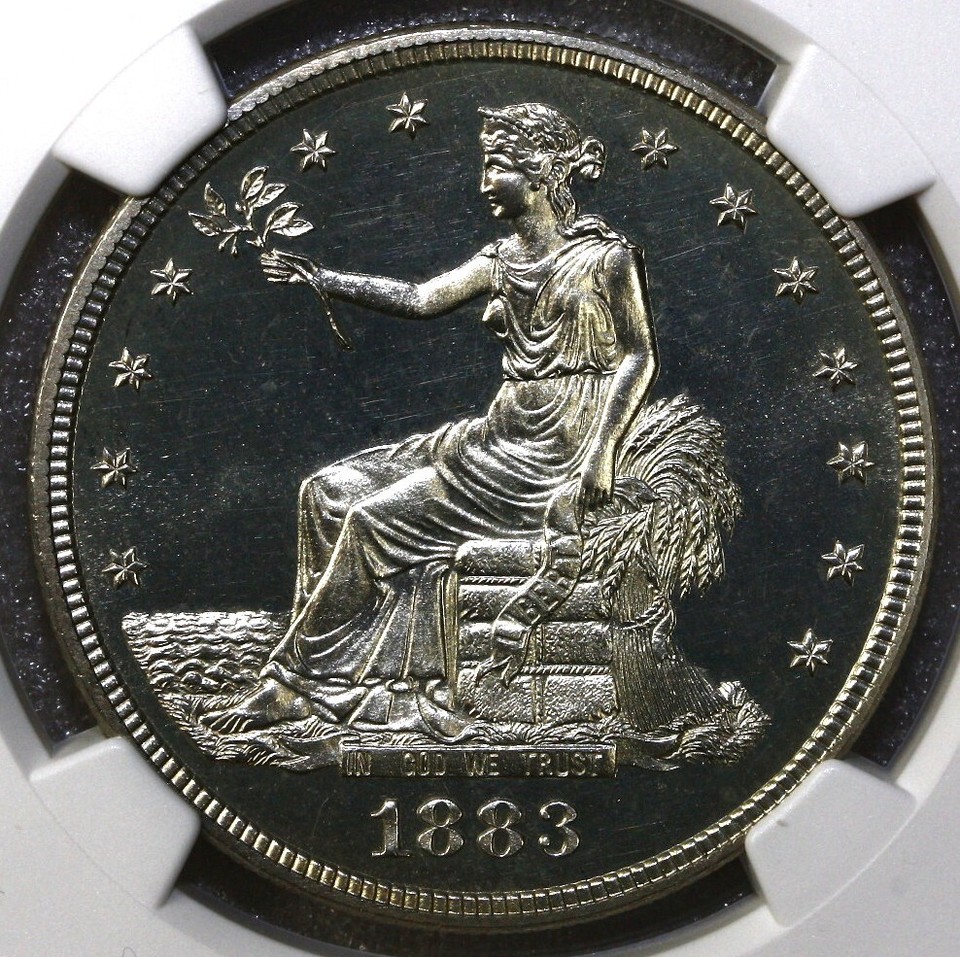 1883 $1 TRADE DOLLAR SILVER COIN-PROOF COIN-NGC PF66 | eBay