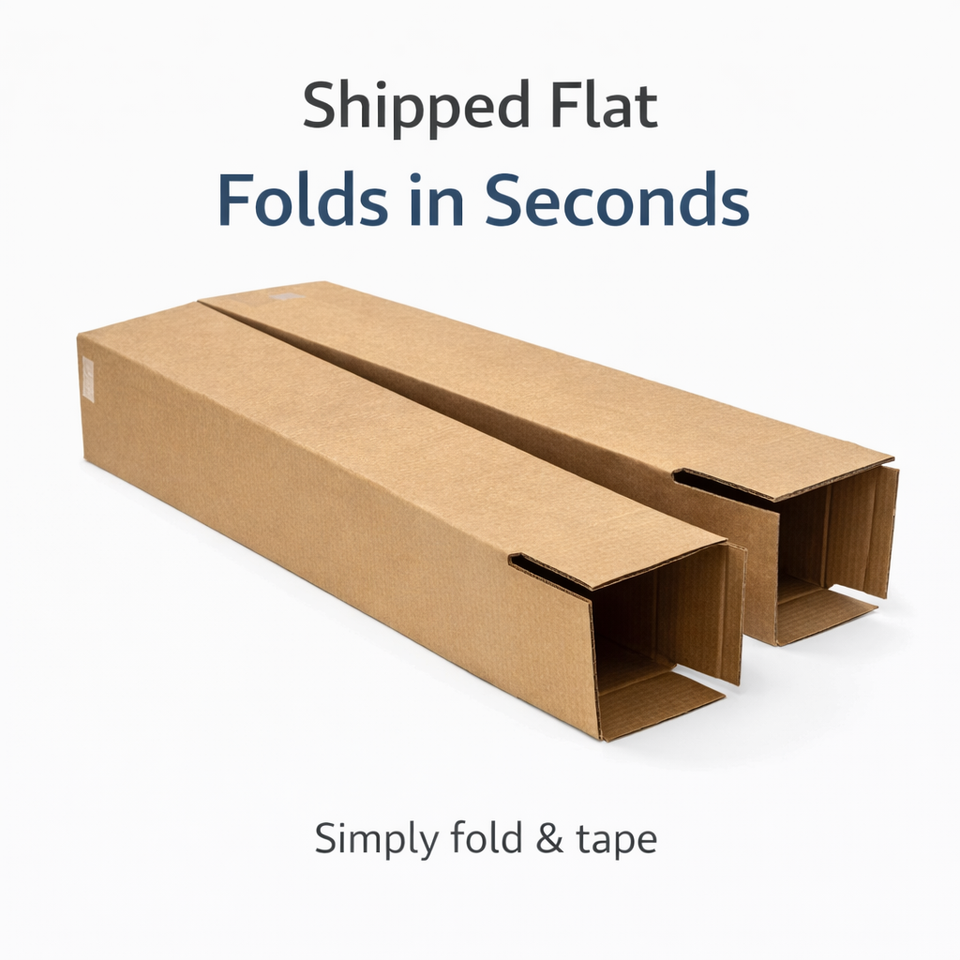 4x4x8 Corrugated Shipping Boxes Kraft Cardboard Mailer Cartons 25 50 ...