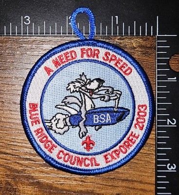 Blue Ridge Council Exporee 2003 A Need For Speed BSA Patch | eBay