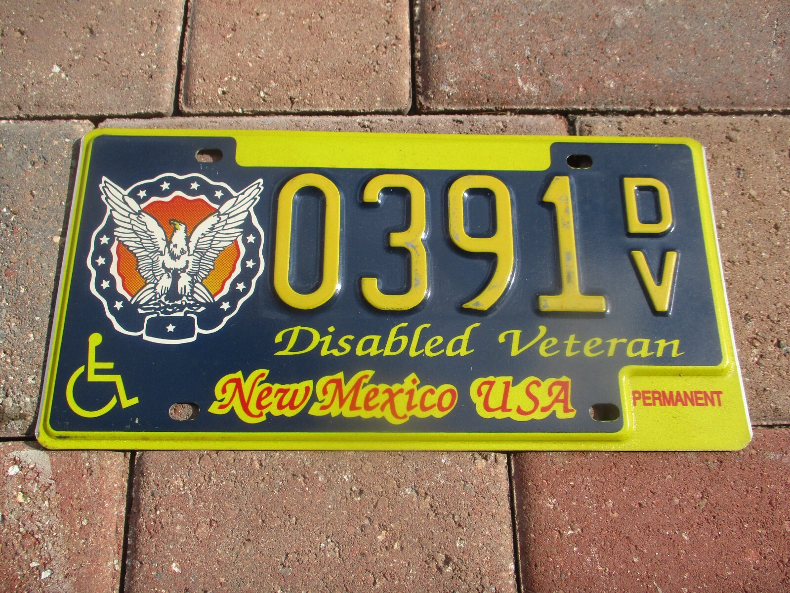 New Mexico Disabled veteran license plate # 391 | eBay