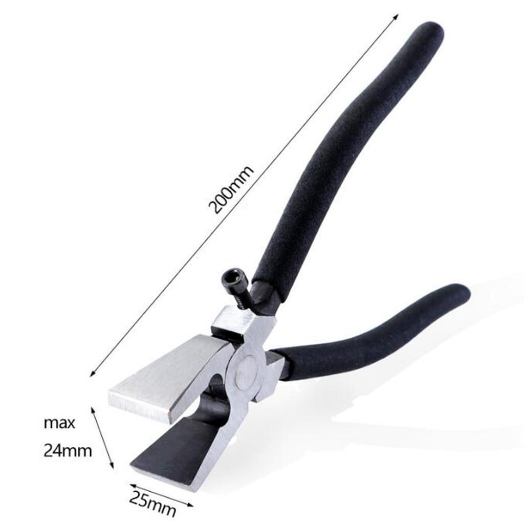 8inch Glass Plier Tool Cutting Running Plier Flat Nozzle Running Stop ...