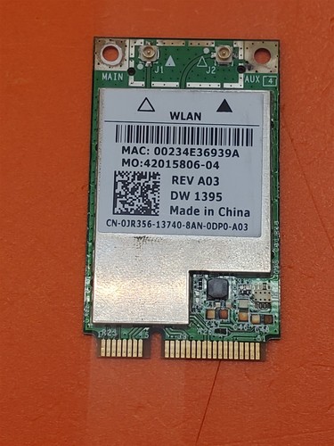⭐️⭐️⭐️⭐️⭐️ Laptop Wifi Module Wireless Card Adapter 0JR356 Dell M1330 ...