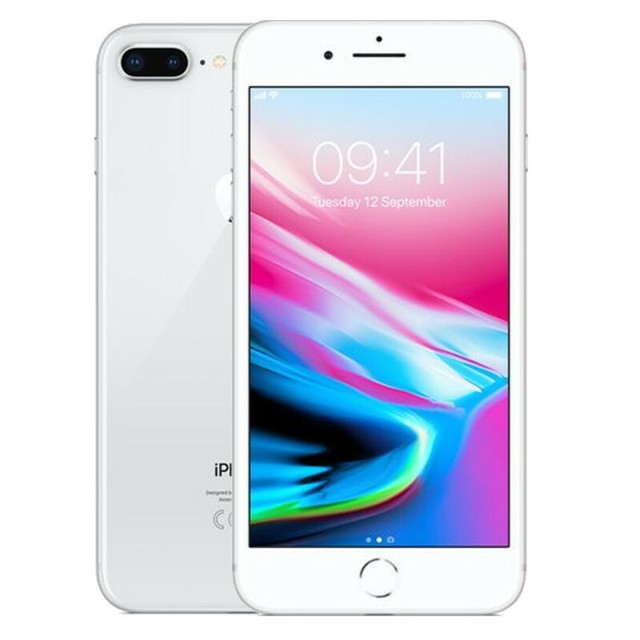 Apple iPhone 8 Plus - 128GB - Silver (Unlocked) A1864 (CDMA + GSM) for ...