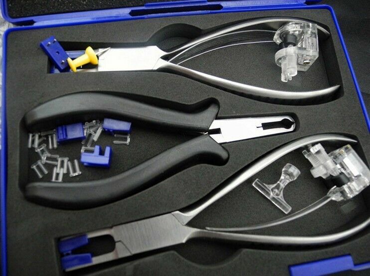 Eyeglass Tool Kit Rimless Eyeglasses Repair Disassembly Pliers Tools ...