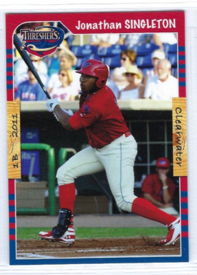 2011 Clearwater Threshers (Single A-Philadelphia Phillies) Jonathan Singleton | eBay