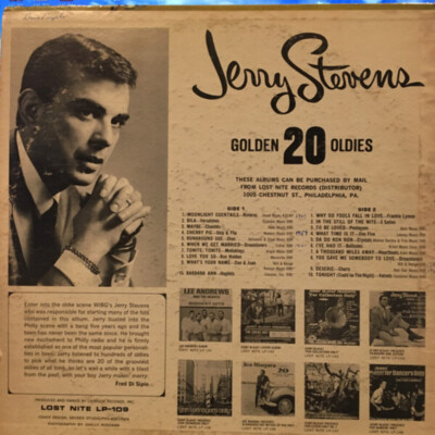 Various - Jerry Stevens 20 Golden Oldies - Lost Nite Records - LP-109 ...