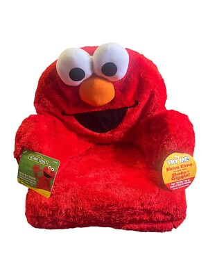 Sesame Street Elmo Chair That Giggles & Shakes | eBay
