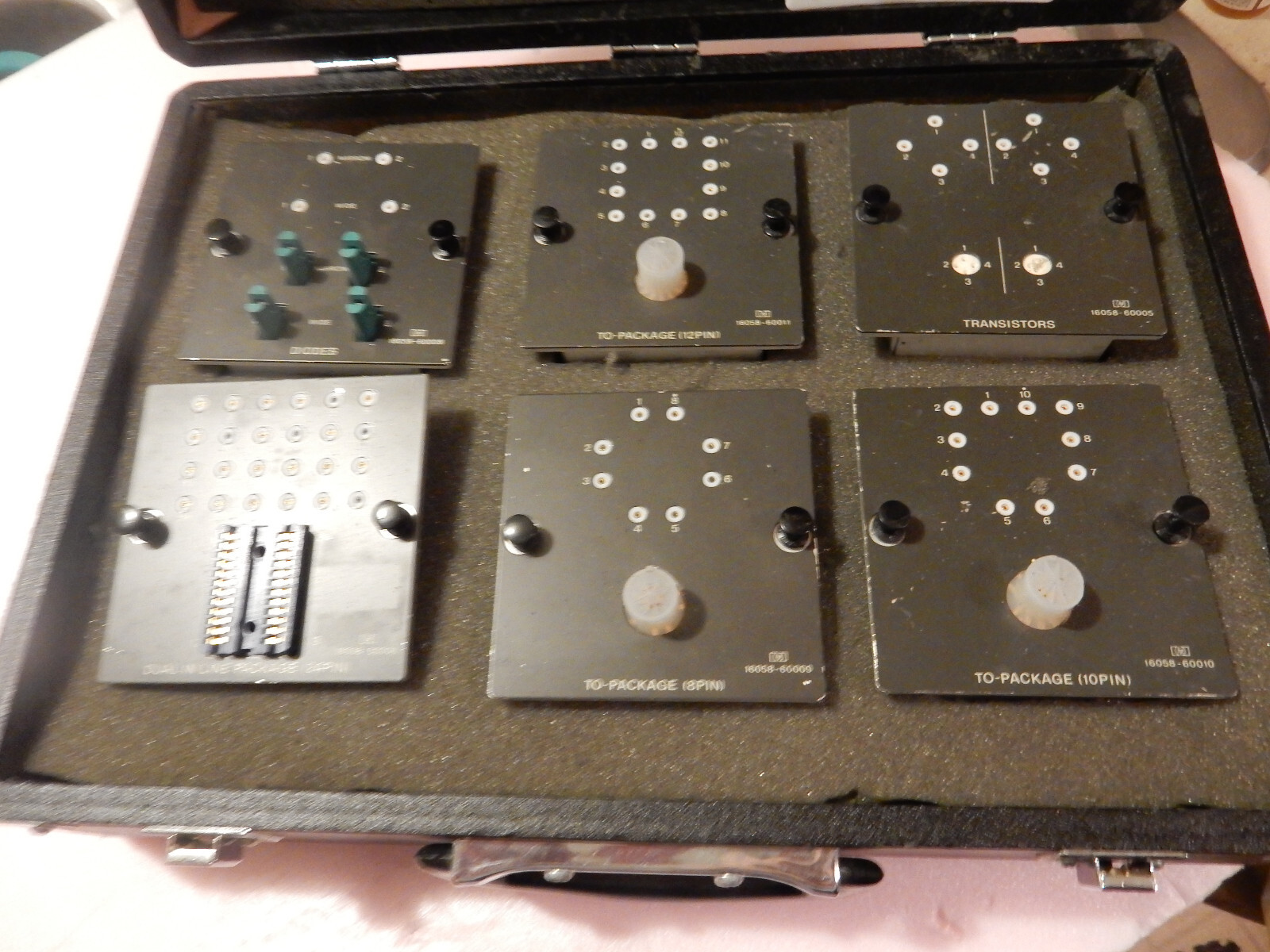 Agilent Hewlett Packard 16058A Test Accessory Kit for 4145A or 4145B ...