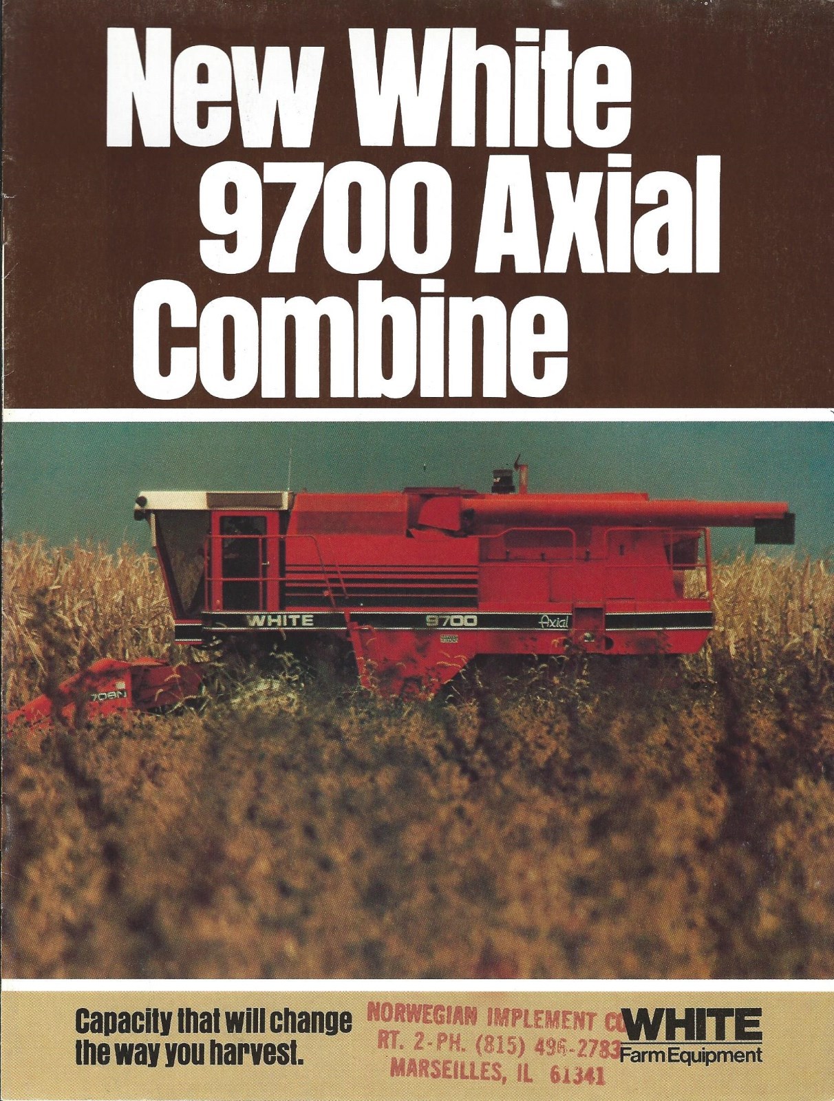 Farm Combine Brochure - White - 9700 Axial - 8 page version (F4866) | eBay