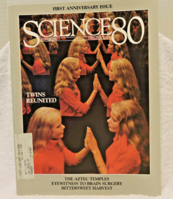 "Science 80" Magazine - November 1980 - "First Anniversary Issue" | eBay