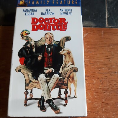 Doctor Dolittle VHS, 2001,1967 ORIGINAL Film Rex Harrison, Samantha ...