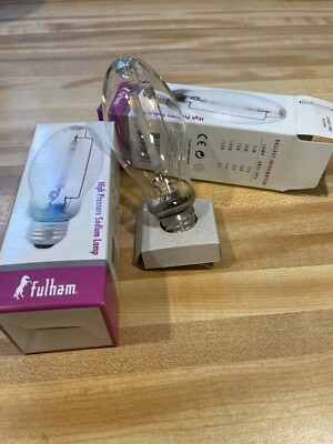 (2) Two 100 Watt Medium Base ED17 High Pressure Sodium Bulbs | eBay