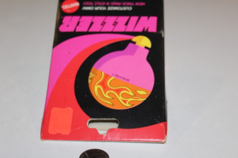 SEALED 1970 Mattel Wizzzer Whizzer Spin Fire Spinning Top NOS MISP New ...