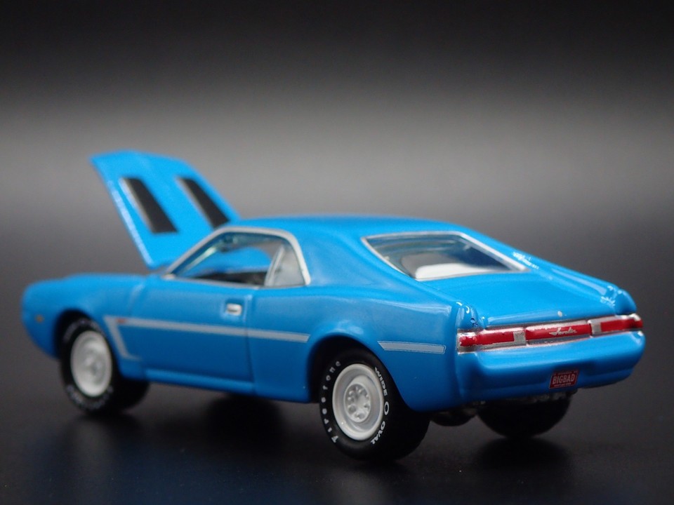 1969 69 AMC JAVELIN MUSCLE CAR SST BLUE 1:64 SCALE DIORAMA DIECAST ...