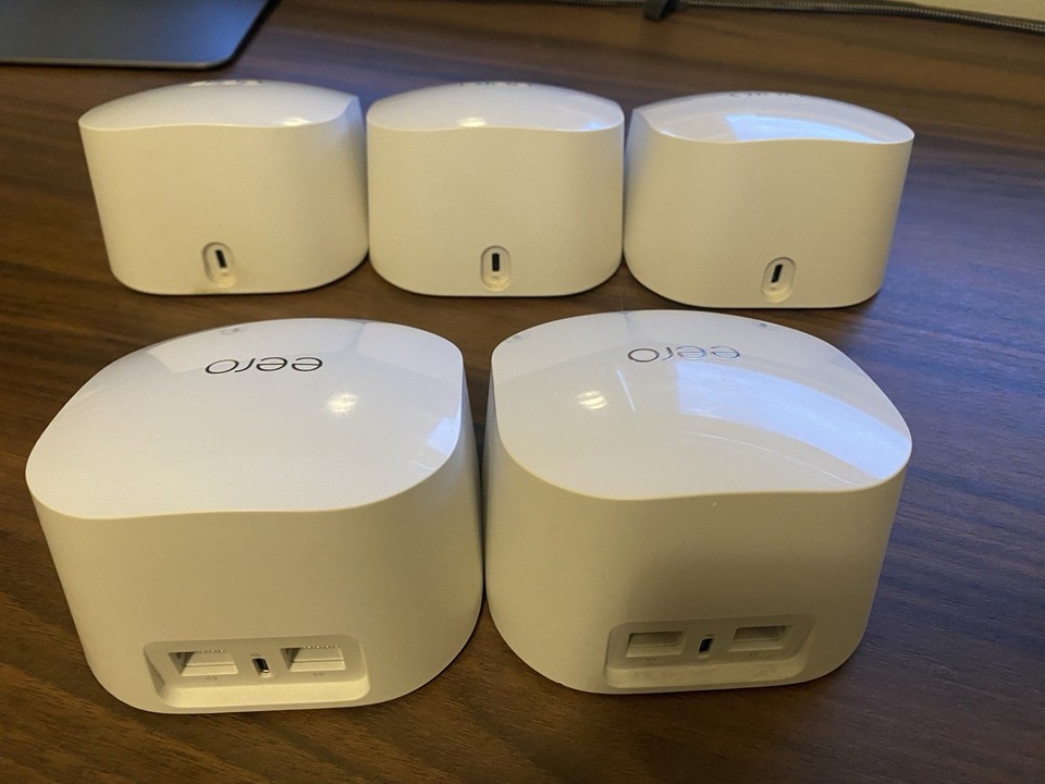 Eero 6 Mesh Dual-Band Wi-Fi 6 Router, White (5 Units) | eBay UK