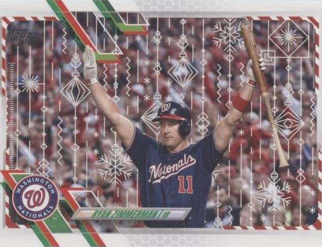 2021 Topps Holiday - Ryan Zimmerman #HW168 Metallic for sale online | eBay