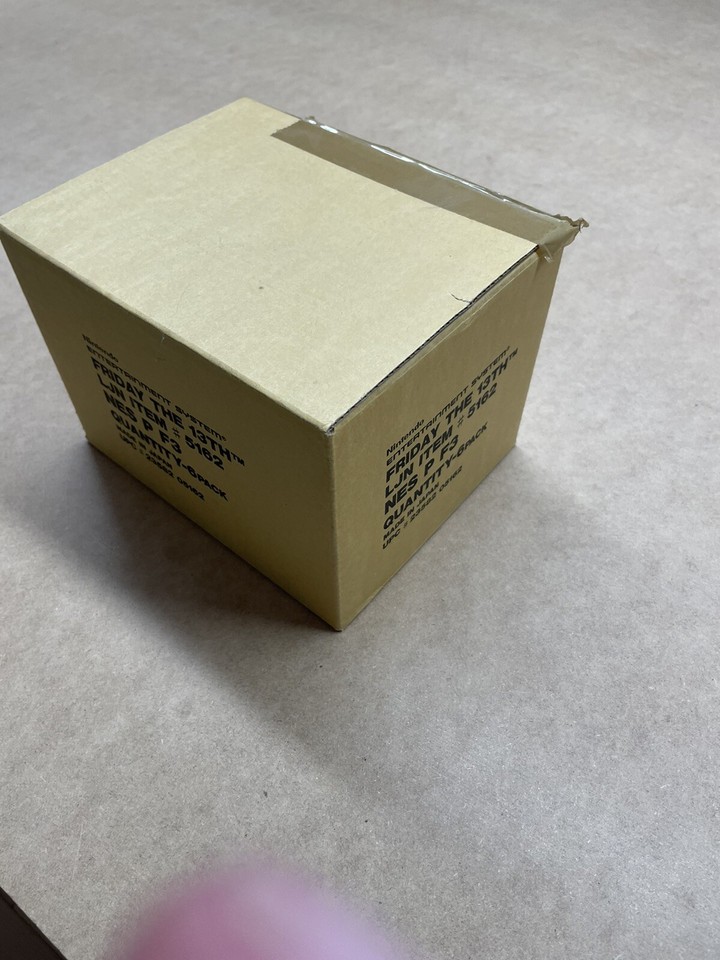 LJN Nes Nintendo Friday the 13th Factory opened case 6 Uncirculated ...