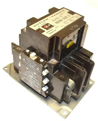 CUTLER HAMMER C10EN3 CONTACTOR 600 VAC MAX. 90 AMP | eBay