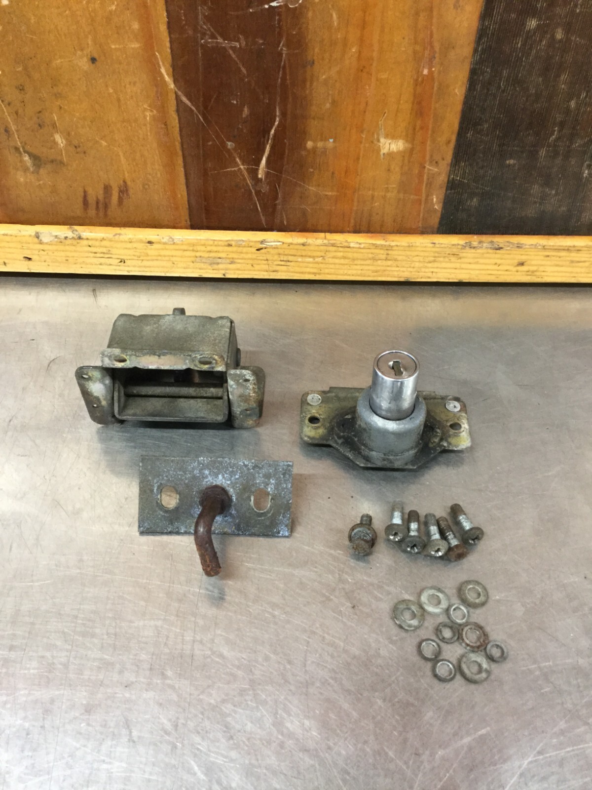 Triumph TR6 • Original Trunk Lock Assembly W/ Striker + Hardware. Used ...