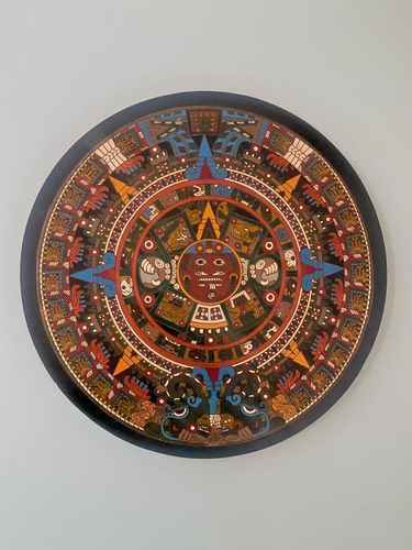 Authentic La Piedra Del Sol Azteca The Stone Of The Sun Aztec Calendar ...