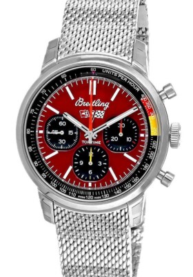 BREITLING Top Time B01 Chevrolet Corvette 41mm Red Dial Men's Watch ...