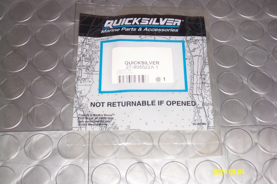 Mercury Mercruiser Quicksilver 454 502 EFI Intake Plenum Gasket Kit 27 ...