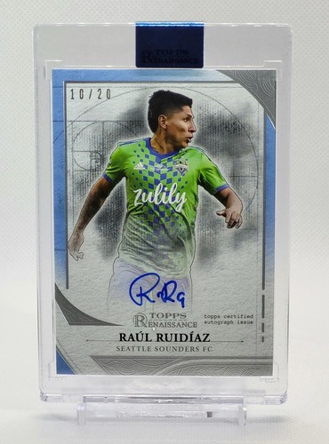 2022 Topps MLS Renaissance Engravement Raul Ruidiaz Auto #EA-RR2 ...