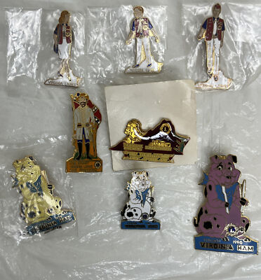 Lions Club Trading Pins Virginia Lot 8 Jeb Stuart Ham Pigs Madison ...