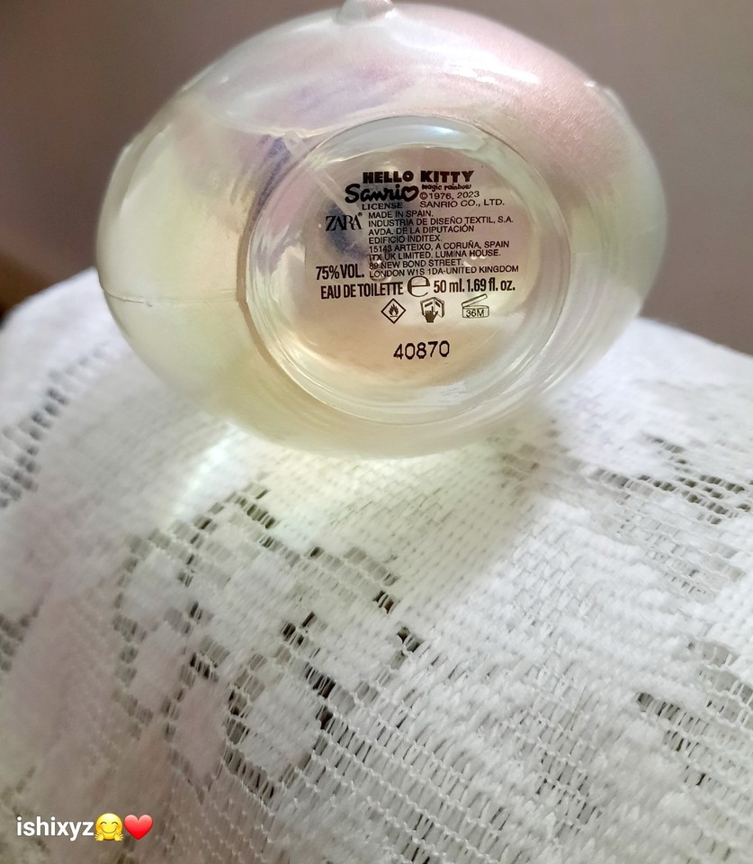 😻 Zara Hello Kitty *MAGIC RAINBOW* Perfume 50 ml 1.69 Fl. Oz. Sanrio 😻 ...