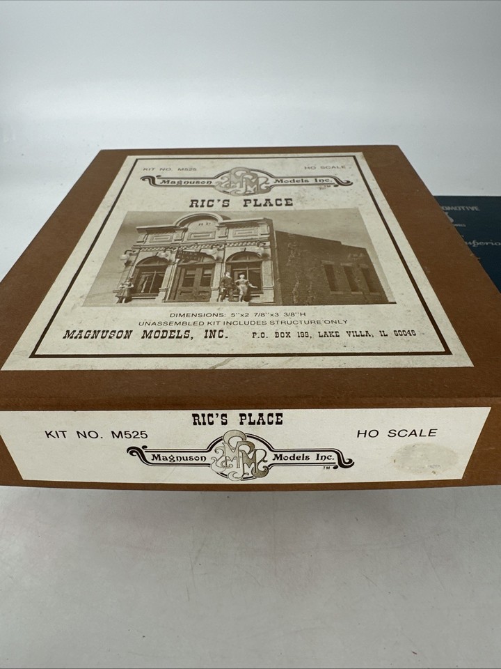 Magnuson Models Inc. Ric’s Place HO Scale Kit # M525 New | eBay