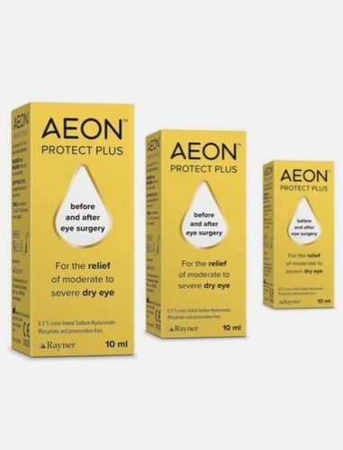 X3 Aeon Protect Plus Eye Drops Relief Moderate & Severe Dry Eyes 10ml ...