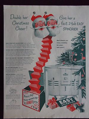 1950 Fast 2-Tub Easy Spindrier Washing Machine Advertisement | eBay