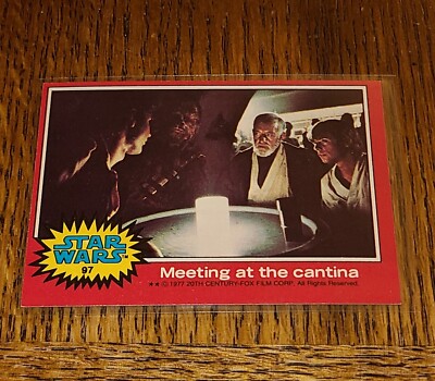 STAR WARS HAN SOLO CHEWBACCA OBI-WAN KENOBI LUKE SKYWALKER 1977 TOPPS ...