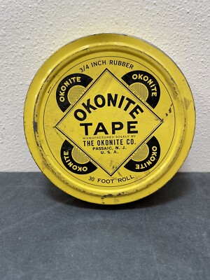 Vintage Okonite Tape 3/4” - 30 Foot Roll - Passaic, NJ – Advertising ...