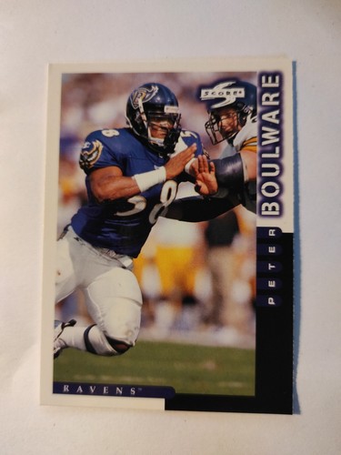 NFL Football Trading Card Peter Boulware Baltimore Ravens 1998 Pinnacle ...