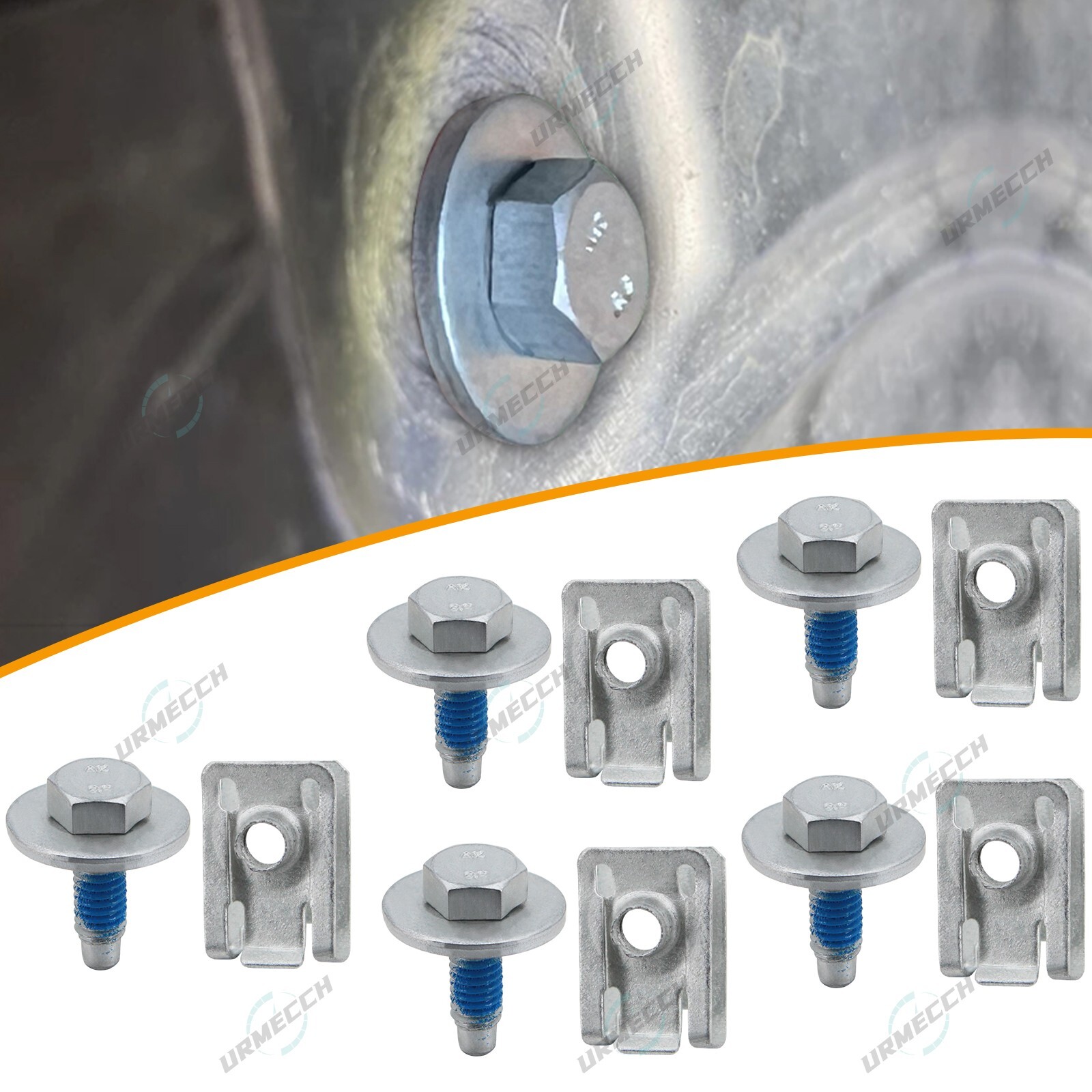 FOR FORD UNDERTRAY SCREWS ENGINE UNDER COVER SPLASH GUARD TRIM PANEL ...