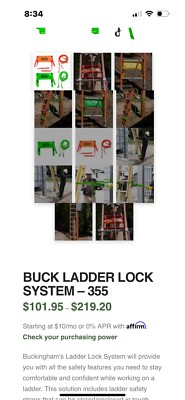 Ladder Strap System Buckingham Green | eBay
