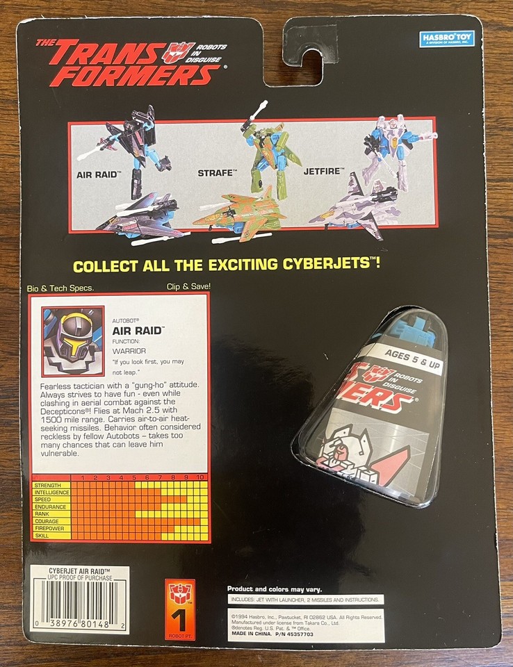 1994 Transformers Gen2 G2 - CYBERJETS- lot. All SEALED/MINT ON SEALED ...