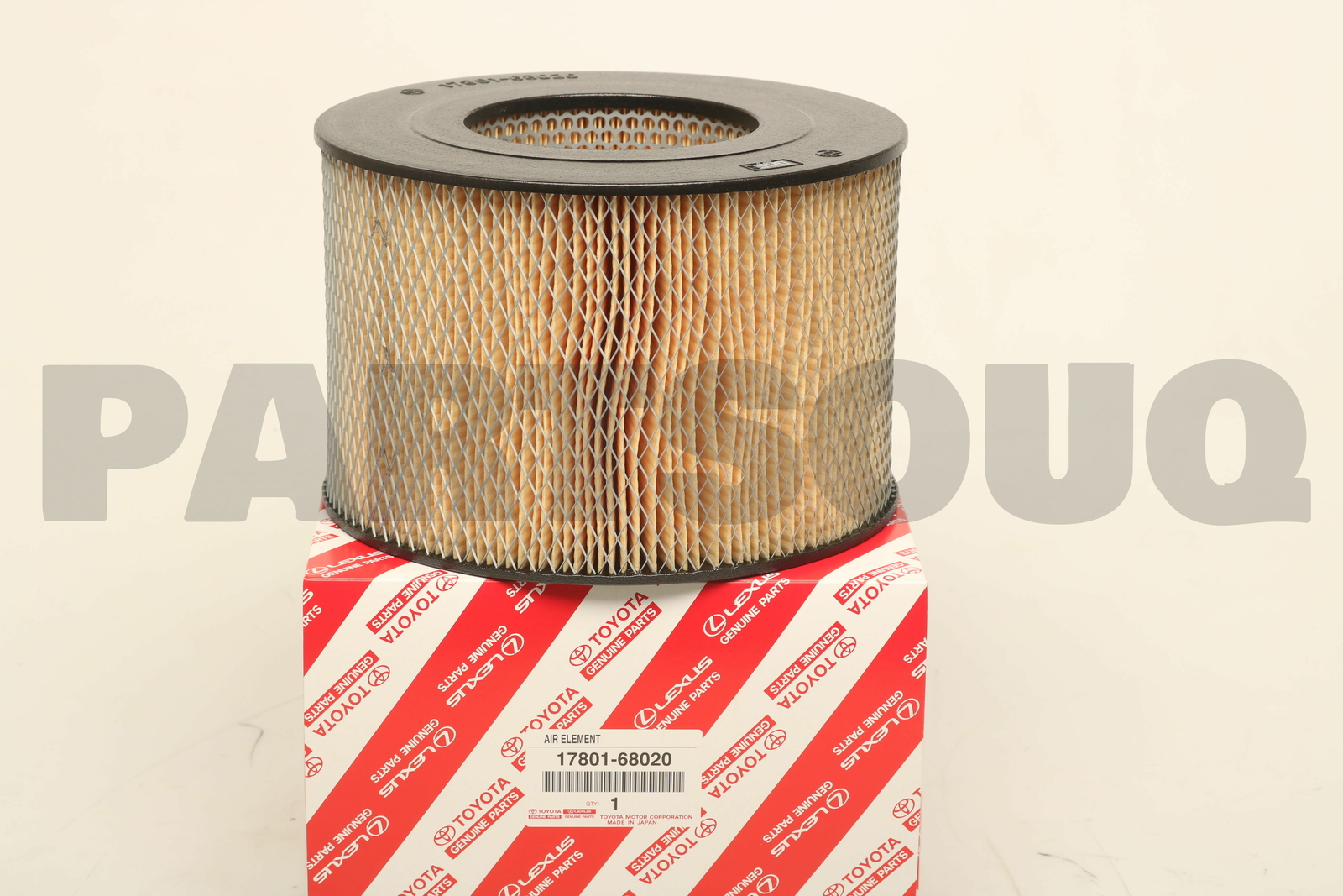 1780168020 Genuine Toyota ELEMENT SUB-ASSY, AIR CLEANER FILTER 17801 ...